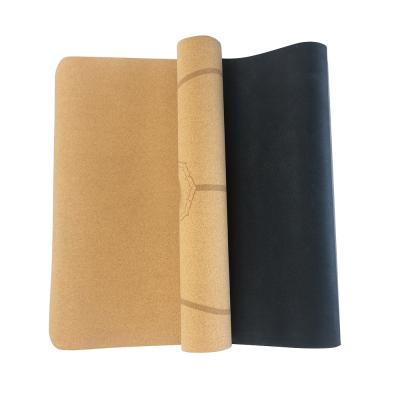 중국 비 미끄러짐 코르크 자연 고무 요가 매트 Foldable 지속 가능한 Eco 친절한 OEM 판매용