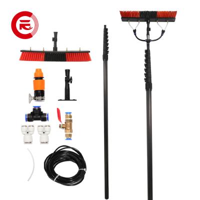 China 10m - 20m Water Fed Pole Telescopic Water Fed Brush 18.3m for sale