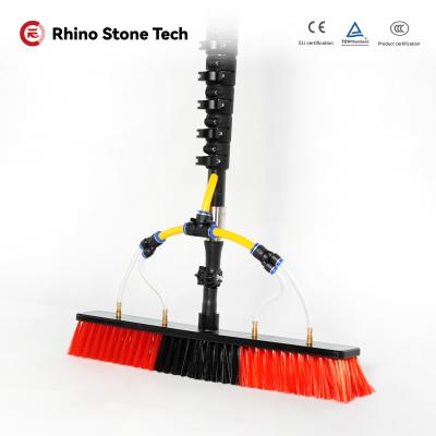 China Carbon Fiber Water Fed Pole Solar Cleaner Tools for Panel Washing 10m 12m 15m for sale