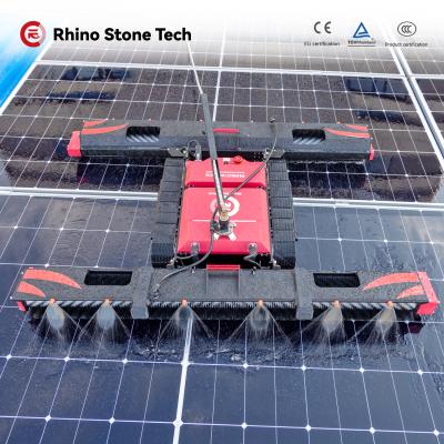China Latest Semi-Automatic Solar Panel Cleaning Robot Remote Controlled Solar Cleaning Equipment Solar Cleaning Robot for sale