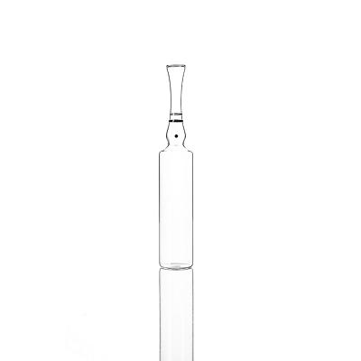 Κίνα 1ml 2ml 5ml διαφανές φαρμακευτικό γυάλινο μπουκάλι φύσιγγες φύσιγγες από γυαλί καλλυντικά γυάλινα αμπούλες προς πώληση
