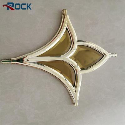 Cina Goledn con le barre georgiane del doppi vetri della decorazione 8*18 dello specchio fiorisce in vendita