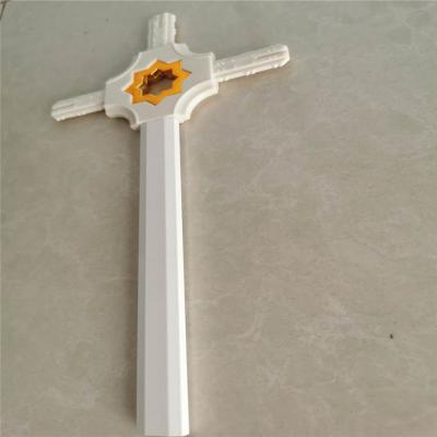 Cina profilo di alluminio 7*16 con il connettore trasversale del fiore ed estremità per l'installatore del doppi vetri in vendita