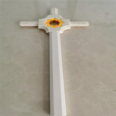 Cina profilo di alluminio 7*16 con il connettore trasversale del fiore ed estremità per l'installatore del doppi vetri in vendita