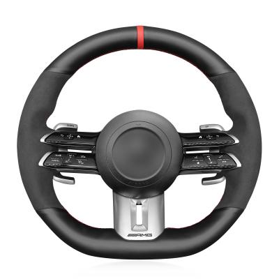 Китай Покрытие рулевого колеса для Mercedes Benz AMG GT A35 A45 C43 CLS53 E53 E63 SL43 2021-2023 продается