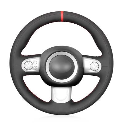 中国 ミニクーパークーペ S R56 R57 ハッチバック クラブマン カバーチブル カントリーマン パセマン ロードスター レザー ステアリングホイールカバー 20*15*7cm 販売のため