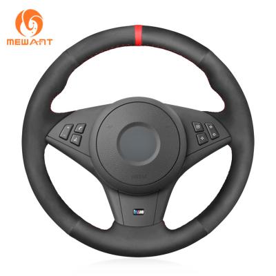 中国 BMW 525i 530i 540i 545i 550i 650i E60 E61 トゥーリング E63 E64 M スポーツ M5 M6 スウェード ステアリングホイールのカバー 販売のため