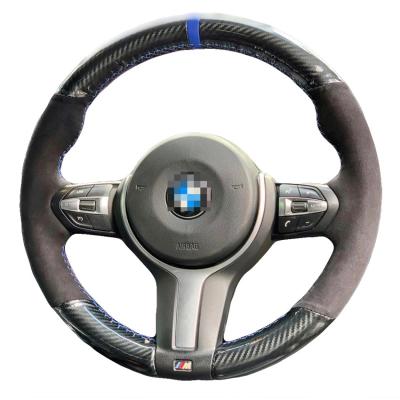 中国 ブルースレッドステアリングホイールのカバー BMW M F86 F87 F80 F82 F30 F25 F35 F32 F33 F07 F10 F11 F18 F06 F12 F13 販売のため