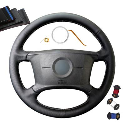 Cina Copertura del volante in cuoio cucito a mano per BMW Serie 3 E36 E46 e Serie 5 E39 in vendita
