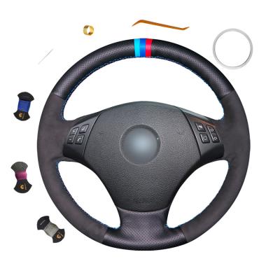 Cina Copertura del volante in pelle per BMW E90 320 318i 320i 325i 330i 320d X1 328xi 2007 in vendita