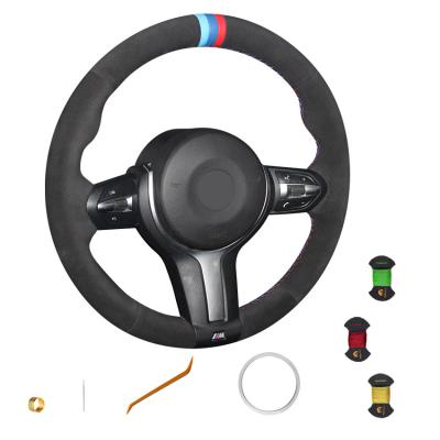 中国 BMW M5 F86 F87 F80 F82 F30 F83 F25 F35 F32 F33 F07 F10 F11 F18 F06 F12 F13 F15 スウェードステアリングホイールのカバー 販売のため