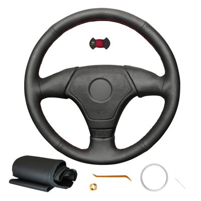 Cina 1996-1999 Copertura del volante in cuoio artificiale nero per BMW E36 E46 E39 E31 in vendita