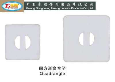 中国 正方形のタイプ鉛のカーテンの重量、屋外のカーテンのための 5.5-10G 鉛の重量 販売のため