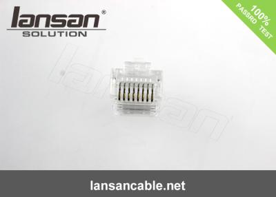 중국 UTP 차폐 네트워크 케이블 어셈블리 도구가 필요 없는 각도 조정 가능한 cat6a RJ45 모듈식 플러그 판매용