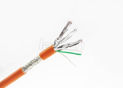 중국 전송 보호된 Cat6a 케이블, 구리 땋는 네트워크 Cat6a SFTP 케이블 판매용