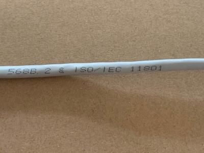 Cina Cavo di toppa dell'HDPE 24AWG Cat6 di Al Foil con il rivestimento di PVC in vendita