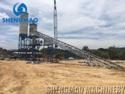 Κίνα συγκεκριμένες εγκαταστάσεις ηλεκτρική Γερμανία επεξεργασίας κατά δεσμίδες 60m3/H HZS60 με το PLC προς πώληση