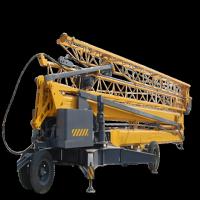 Self Erecting Mobile Tower Crane Folding Wireless Remote Control For Building