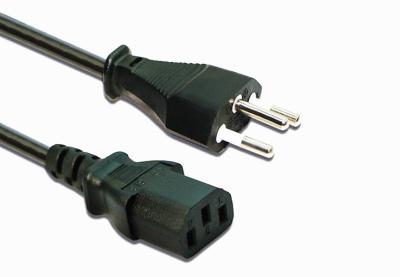 China Switzerland copper ac power cord PVC Sheath 0.5m1m2m3m power cable free sample for sale