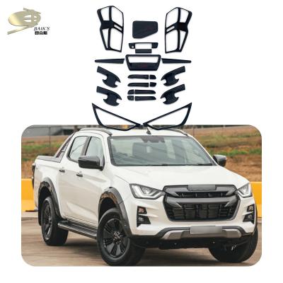 Cina Nastro esteriore dei corredi del corpo della nebbia della copertura del fanale posteriore di Chrome per Isuzu 2020 D-massimi 2021 Matte Black in vendita