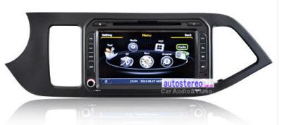 Cina Automobile a 8 pollici DVD stereo di Hyundai Sat Nav del sobbalzo 6,0 per il sistema di navigazione di GPS di mattina di KIA Picanto in vendita
