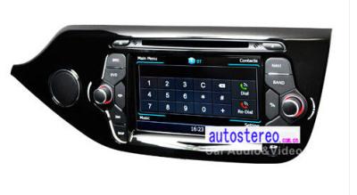 Cina automobile DVD stereo di Hyundai Sat Nav del touch screen di baccano del doppio di wifi 3G per il lettore DVD di Kia Ceed GPS in vendita