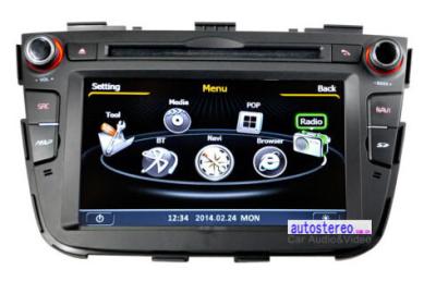 Cina Stereotipia automatica DVD di Hyundai Sat Nav di multimedia per navigazione di GPS Satnav del veicolo della radio di KIA Sorento in vendita