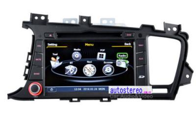 Cina Accessori stereo del touch screen dell'elenco telefonico di Bluetooth dell'automobile a 8 pollici di Sat Nav per KIA K5 Magentis in vendita