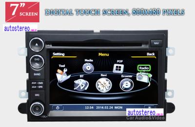 China Bluetooth estéreo do carro de Ford de 7 polegadas para a unidade da cabeça de navegação de GPS do rádio da fusão DVD do explorador de Ford à venda