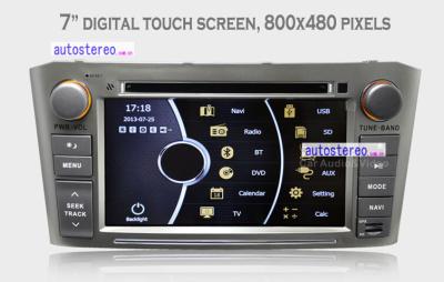 中国 複数の言語車のステレオのトヨタ Avensis オートラジオ GPS の運行トヨタ土曜日 ナビゲーション DVD ヘッドユニット 販売のため