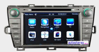 中国 8 トヨタ Prius 土ナビゲーションバー オートラジオ GPS の運行 ヘッドユニット DVD プレイヤーのためのインチのトヨタ土曜日 ナビゲーション DVD 車のステレオ 販売のため