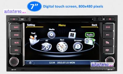 Cina Lettore DVD radiofonico automatico di navigazione di VW Volkswagen Touareg GPS in vendita