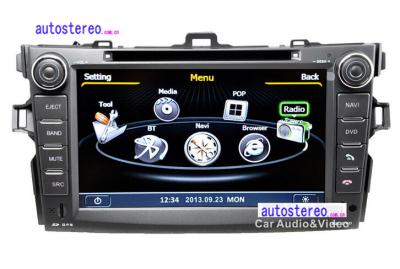 中国 トヨタ・カローラ GPS 土ナビゲーションバー ナビ DVD オートラジオ のマルチメディア ヘッドユニット 販売のため