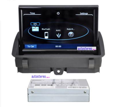 Cina Le multimedia dell'automobile per navigazione DVD di Audi Q3 GPS Satnav dirigono la stereotipia Bluetooth dell'unità in vendita