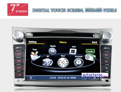 Cina Autoradio del giocatore di GPS Sat NavDVD di entroterra dell'eredità di Subaru/Bluetooth del sobbalzo 6,0 con Sat Nav in vendita