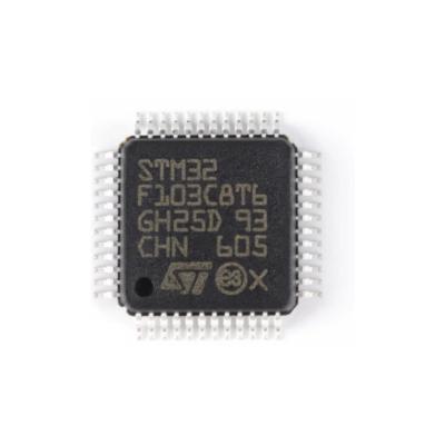 China STM32F103C8T6 ARM Microcontroller MCU with 32-bit Cortex M3 Core 64KB Flash and 20KB RAM for sale
