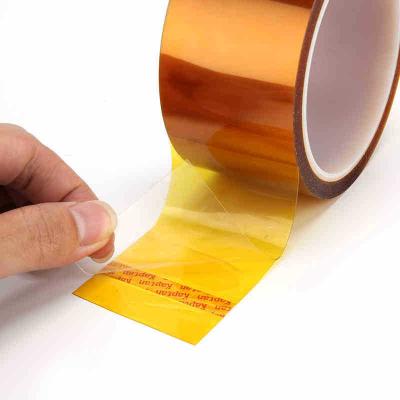 Cina Rotolo di tronchi di nastro in poliimmide Kapton a doppia faccia Rotolo jumbo in vendita
