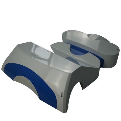 Cina 3d che stampa la componente robot di verniciatura di nylon di servizio della resina di modello del robot in vendita