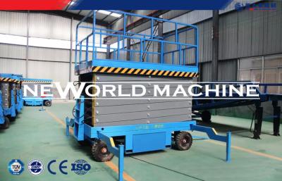 Cina Ascensore idraulico d'acciaio blu giallo di forbici con potere 2.2-5.0kw in vendita