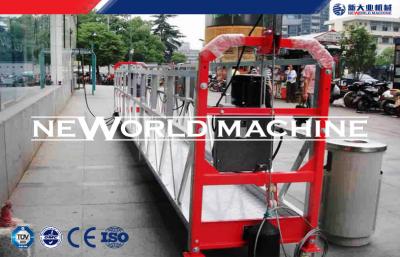 Cina Il manuale ha sospeso la culla della piattaforma del cavo metallico/fase oscillazione/della gondola per grattacielo in vendita