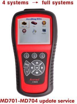 中国 完全なシステムへの 4 つのシステムのための理性的で頑丈なトラックの診断走査器 MD701/MD702/MD703/MD704 販売のため