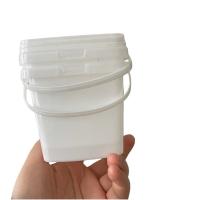 500ml 1000ml Square Bucket with Lid Chemical Resistant Plastic Pail china 500ml 1000ml Square Bucket with Lid Chemical Resistant Plastic Pail