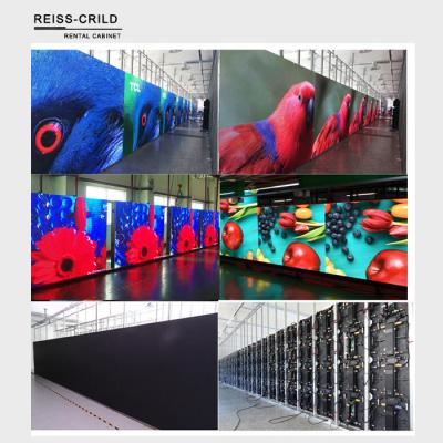China HD de openluchtconsumptie van de de Huur Waterdichte Lage Macht van de Videovertoningsschermen Te koop