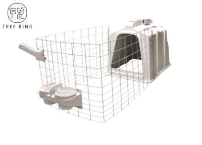 Chine Cuvettes en plastique de boissons de bétail de logement d'huche de veau avec la barrière pour 4 veaux simultanément à vendre
