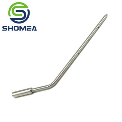 China SHOMEA Custom Electrolytic Polishing  Stainless Steel Bent Needle With Conical Tip for sale