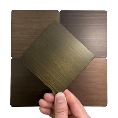 China Easy Clean SS Brush Finish Sheet Fingerprint Resistant For Home Commercial Use for sale