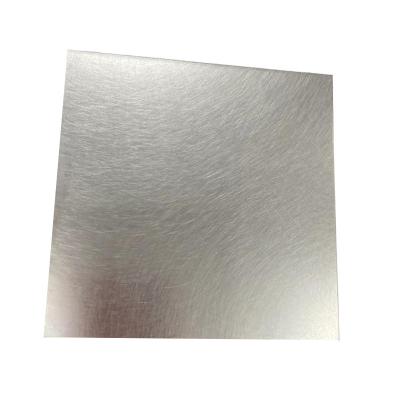 China Custom Size Stainless Steel Sheet Brushed Finish Artistic Look For Office Decor for sale