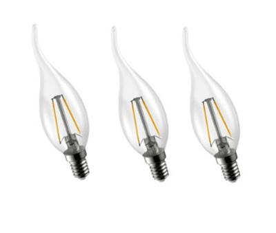 Cina Lampada luminosa eccellente 220V - 240V della candela della lampadina CRI80 LED di 200lm 2W LED in vendita