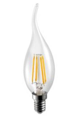 Cina Lampadina 350LM - 380LM della candela lampadina/E14 del filamento della PANNOCCHIA LED di luminosità 4W in vendita