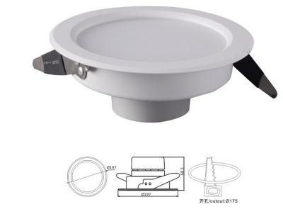 Cina L'alto lume bianco 1280Lm ha condotto il diametro 197mm di Downlights 16 W del soffitto della cucina in vendita